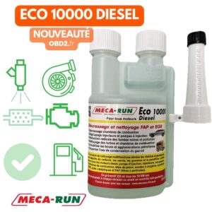 Nettoyant Meca Run Eco 10000 : additif diesel efficace
